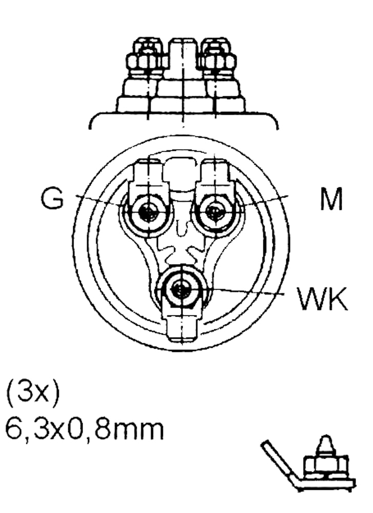 Sensore Vdo - Pressione Olio - Tipo B4 in Vendita Online | 5 Bar - 1/8-27Nptf - Con Allarme A 0 ...